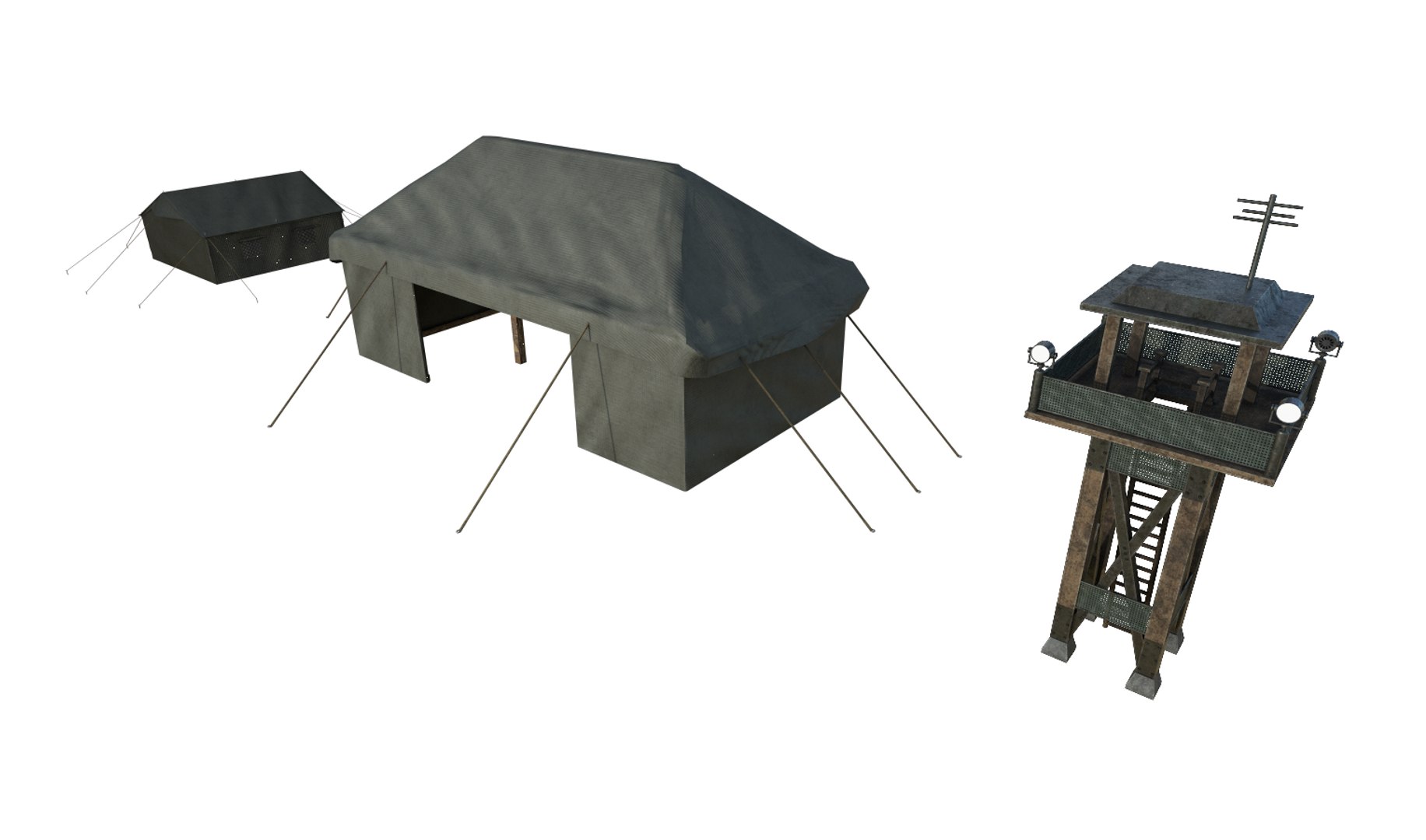 Military Props Pack 3D model - TurboSquid 2109246