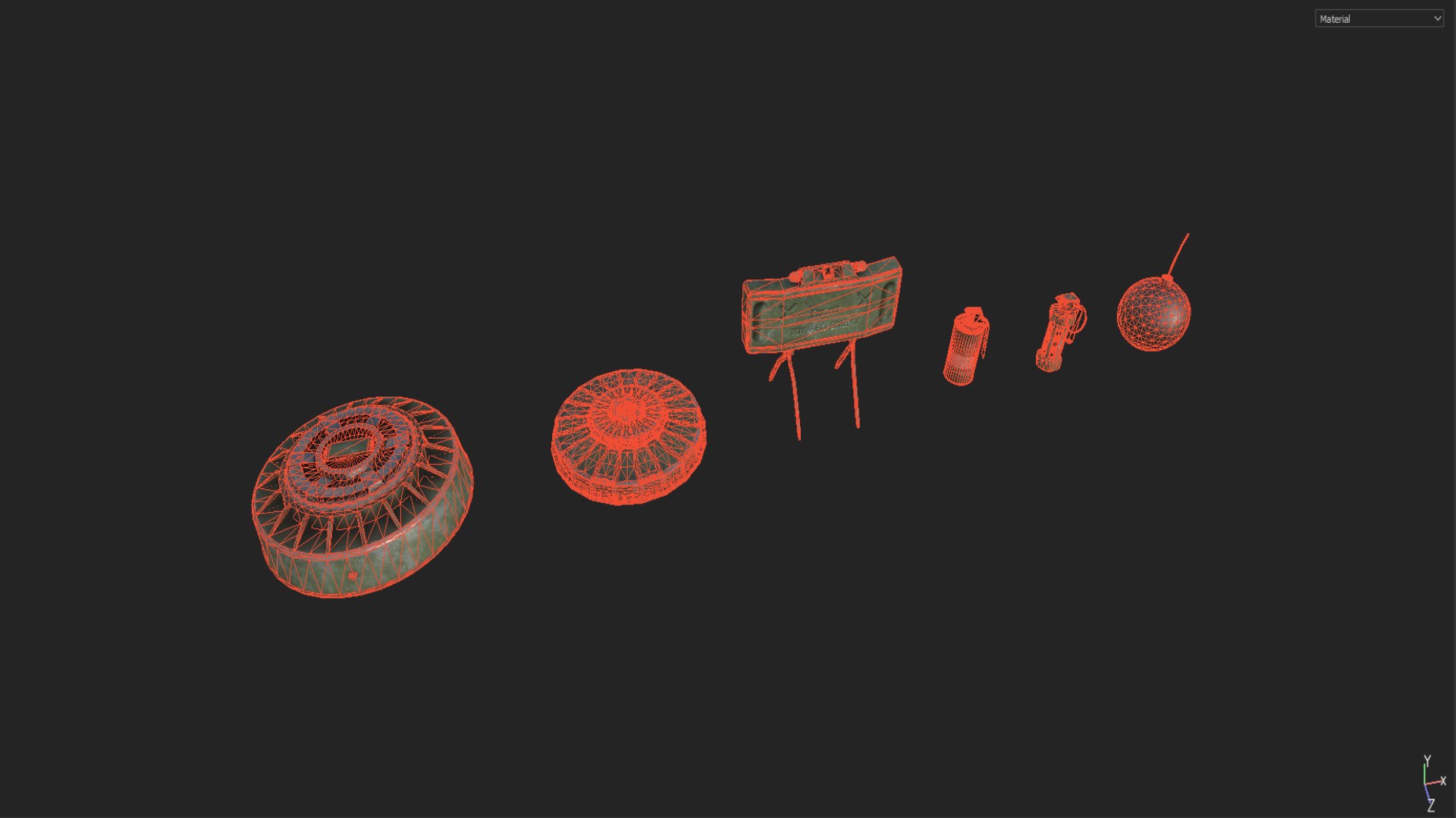 Military Props Pack 3D model - TurboSquid 2109246