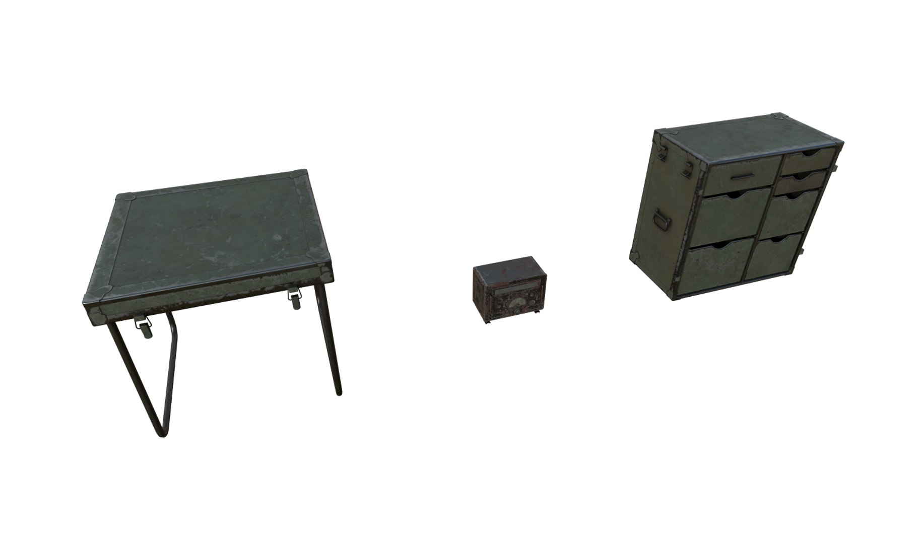 Military Props Pack 3D model - TurboSquid 2109246