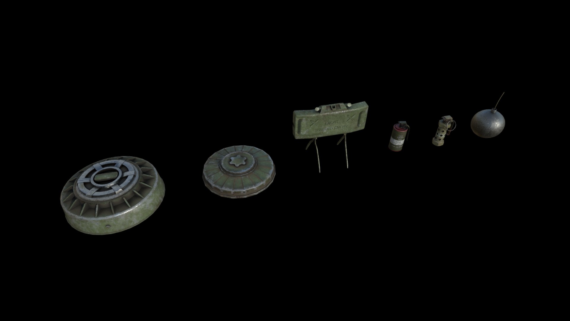 Military Props Pack 3D model - TurboSquid 2109246