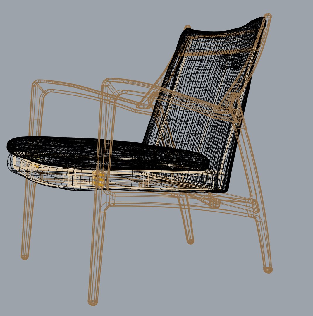 3D 7320-3-1 Harrald Lounge Chair - TurboSquid 2239496