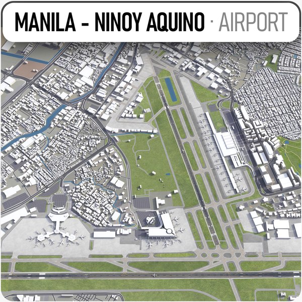 马尼拉尼诺伊阿基诺国际机场（MNL）3D模型 - TurboSquid 1486862