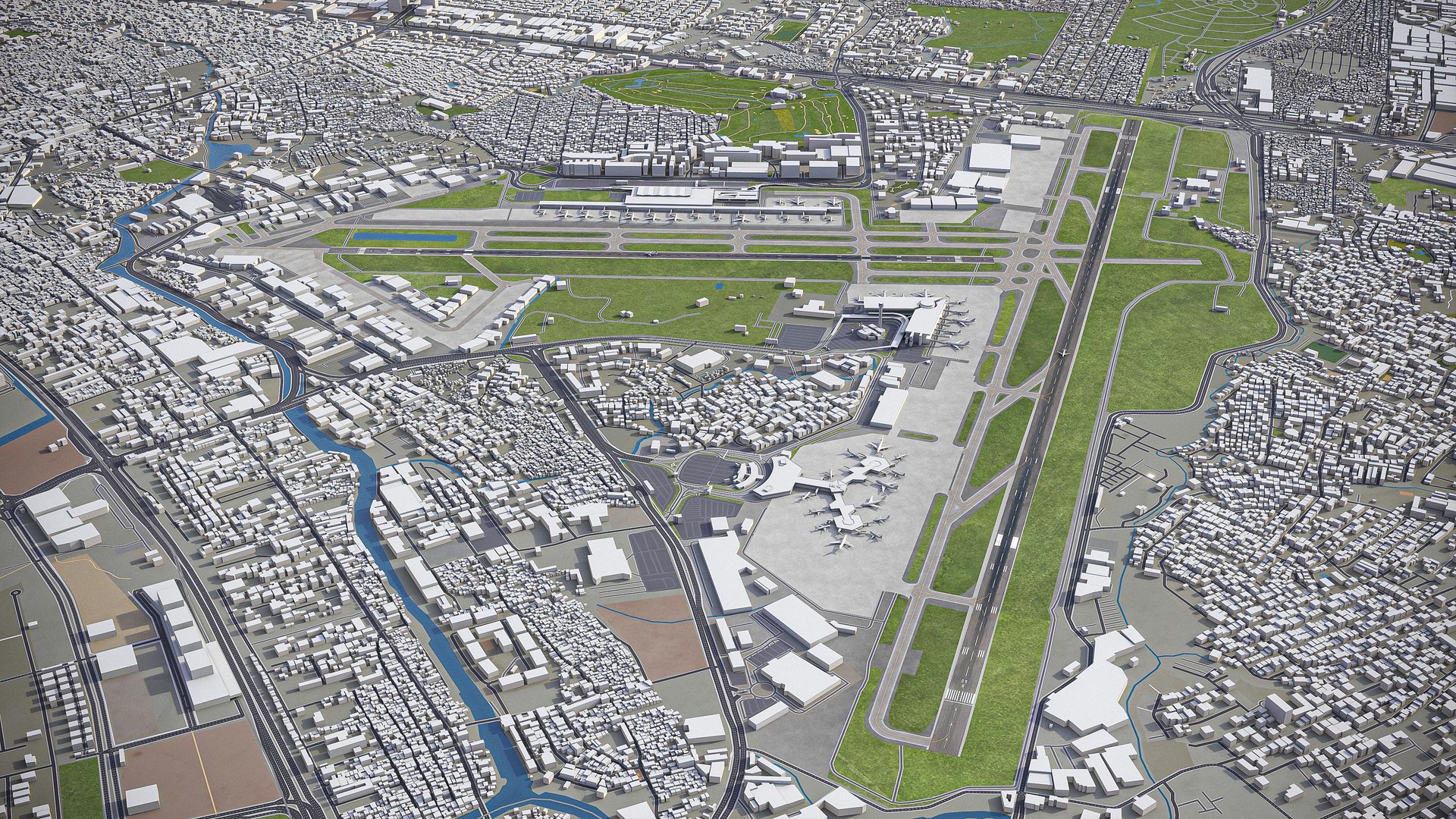 Aquino International Airport Mnl 3D Model - TurboSquid 1486862