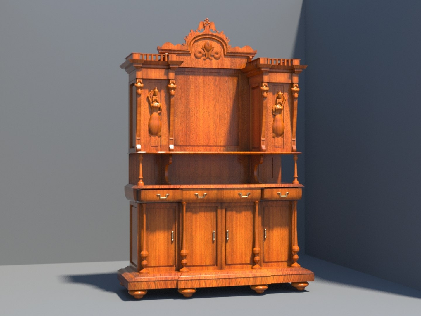 Antique Furniture Archive 3D Model - TurboSquid 1520944