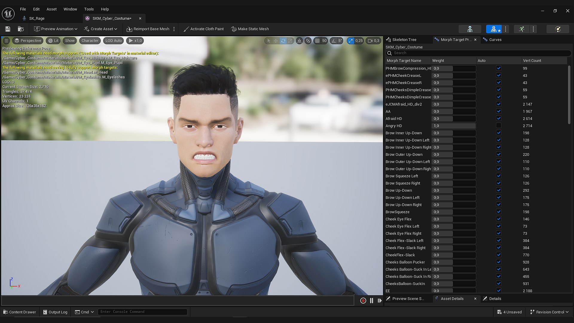 Cyber Costume Game Ready UE5 3D Model - TurboSquid 2252919