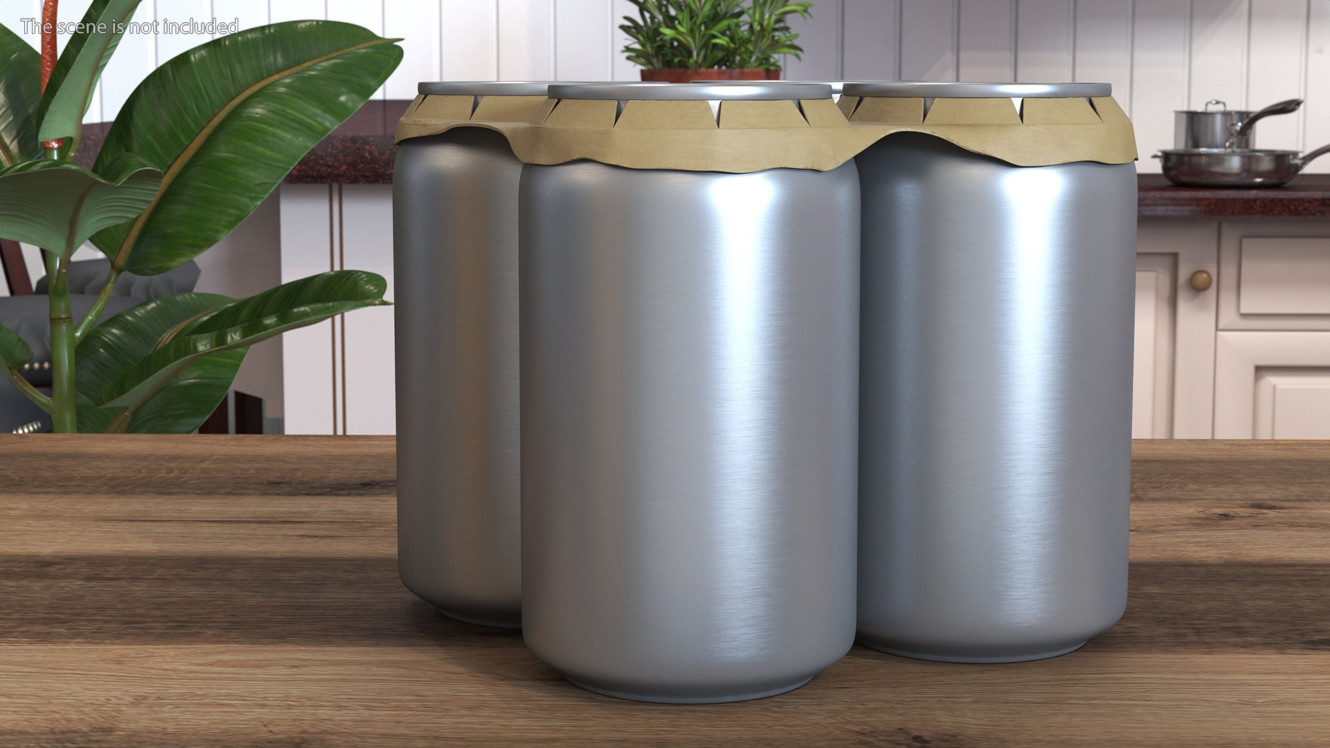 3D Small Can Cardboard Holder 4 Pack - TurboSquid 2139320