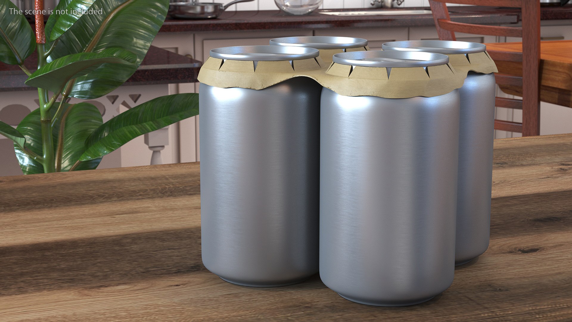 3D Small Can Cardboard Holder 4 Pack - TurboSquid 2139320