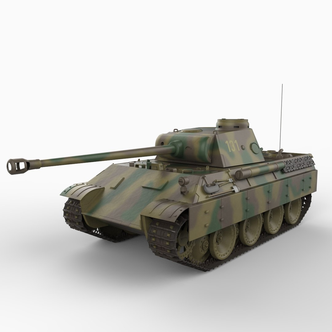 3dsmax panther d tank