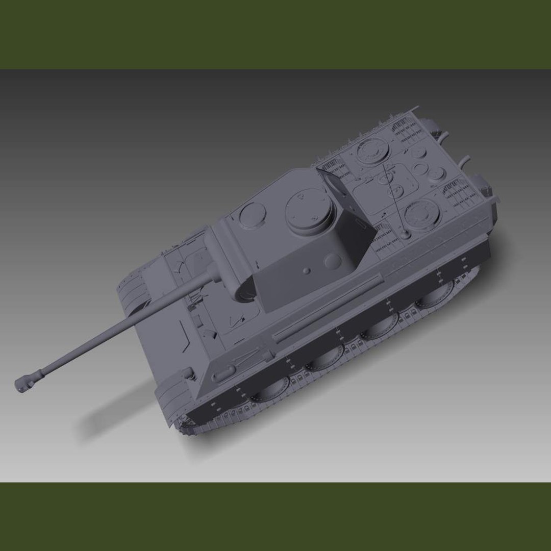 3dsmax Panther D Tank