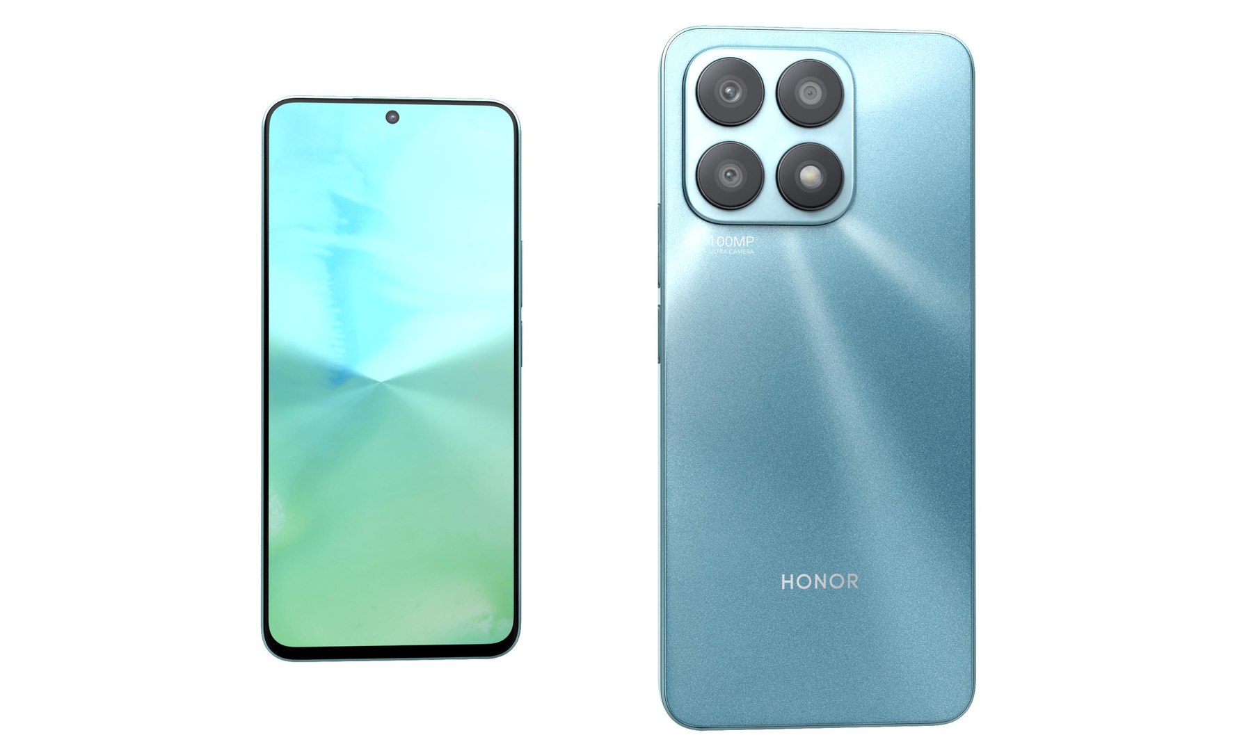 Honor X8a Blue Model - TurboSquid 2028230