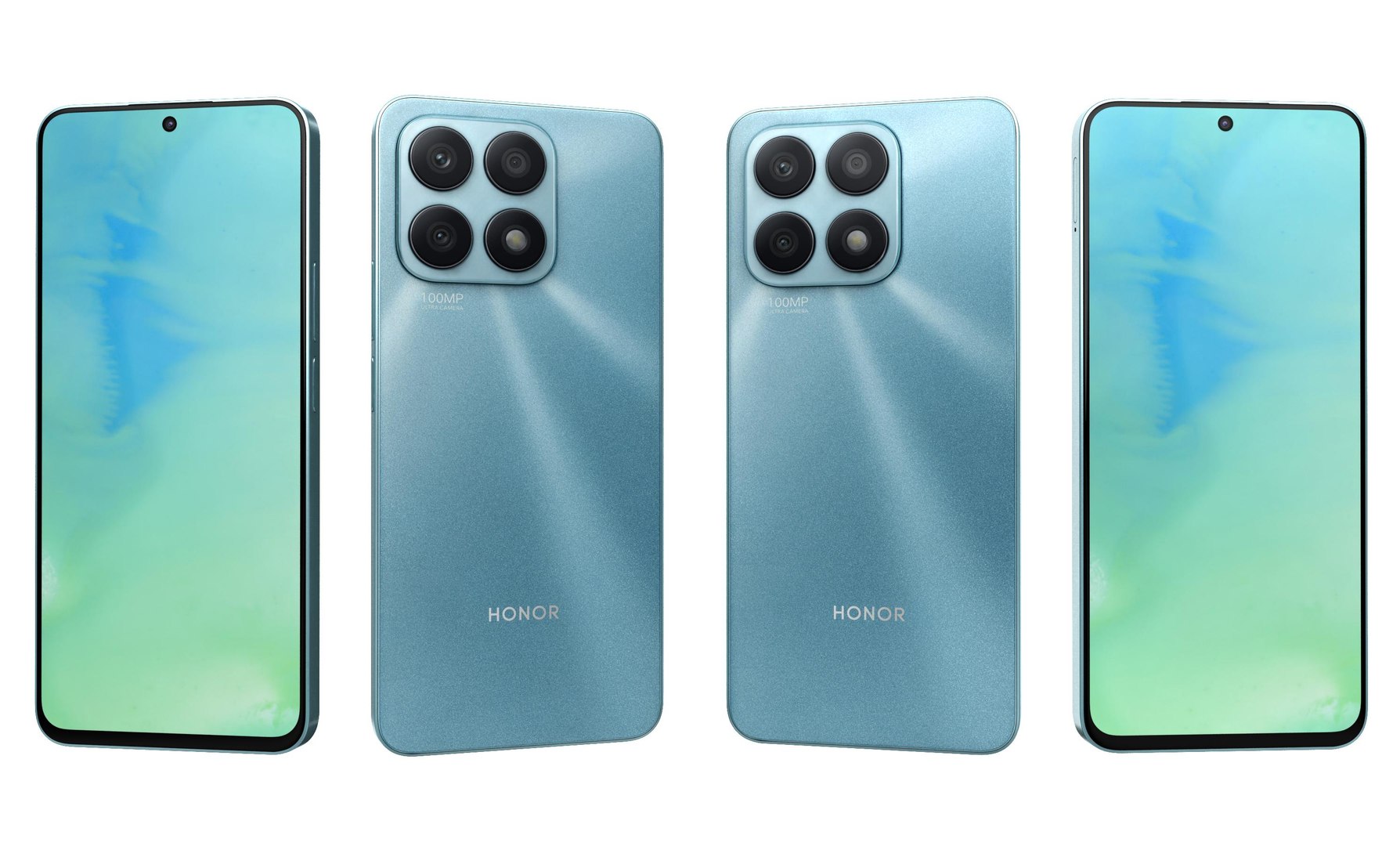 Honor X8a Blue Model - TurboSquid 2028230