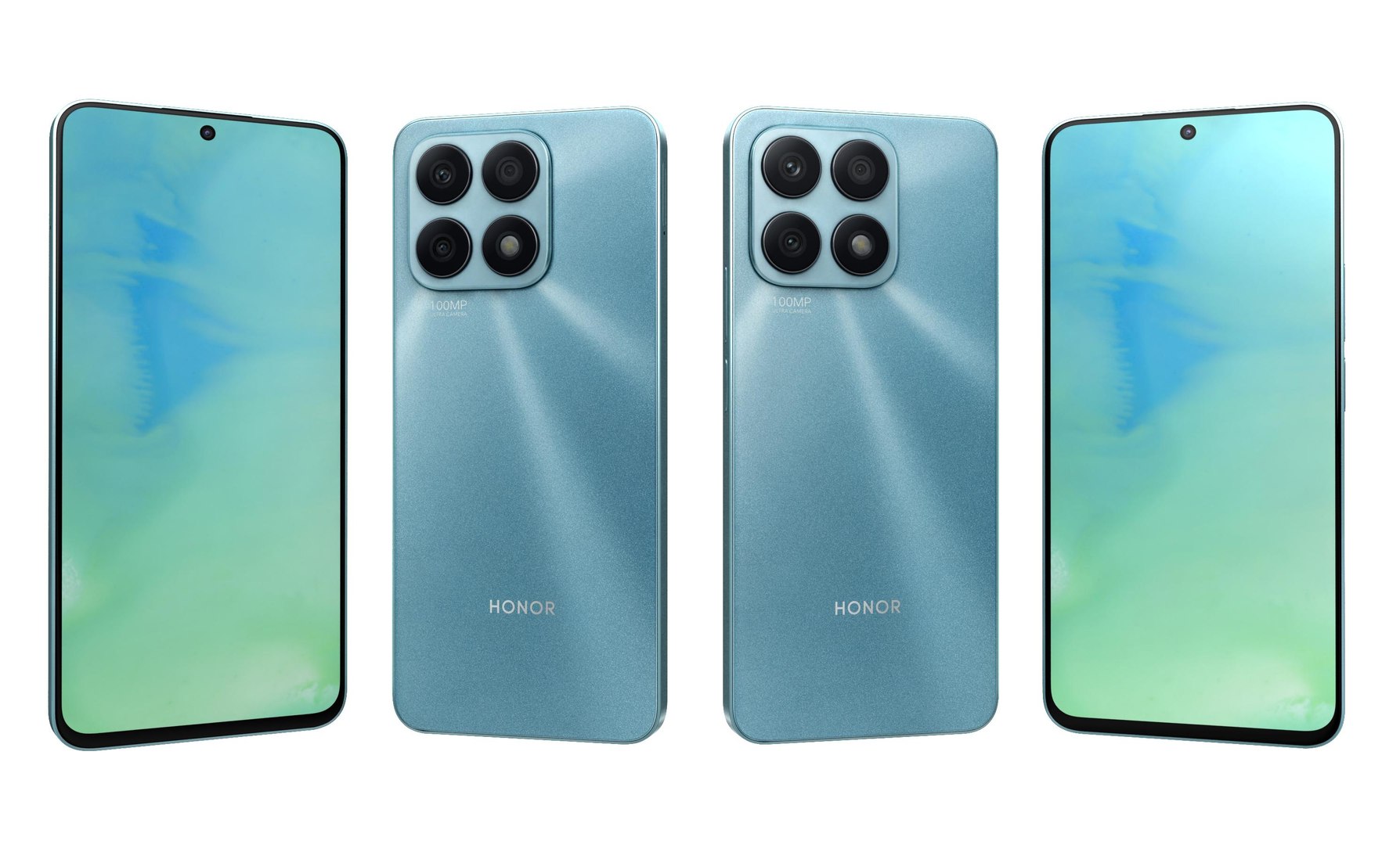 Honor X8a Blue Model - TurboSquid 2028230