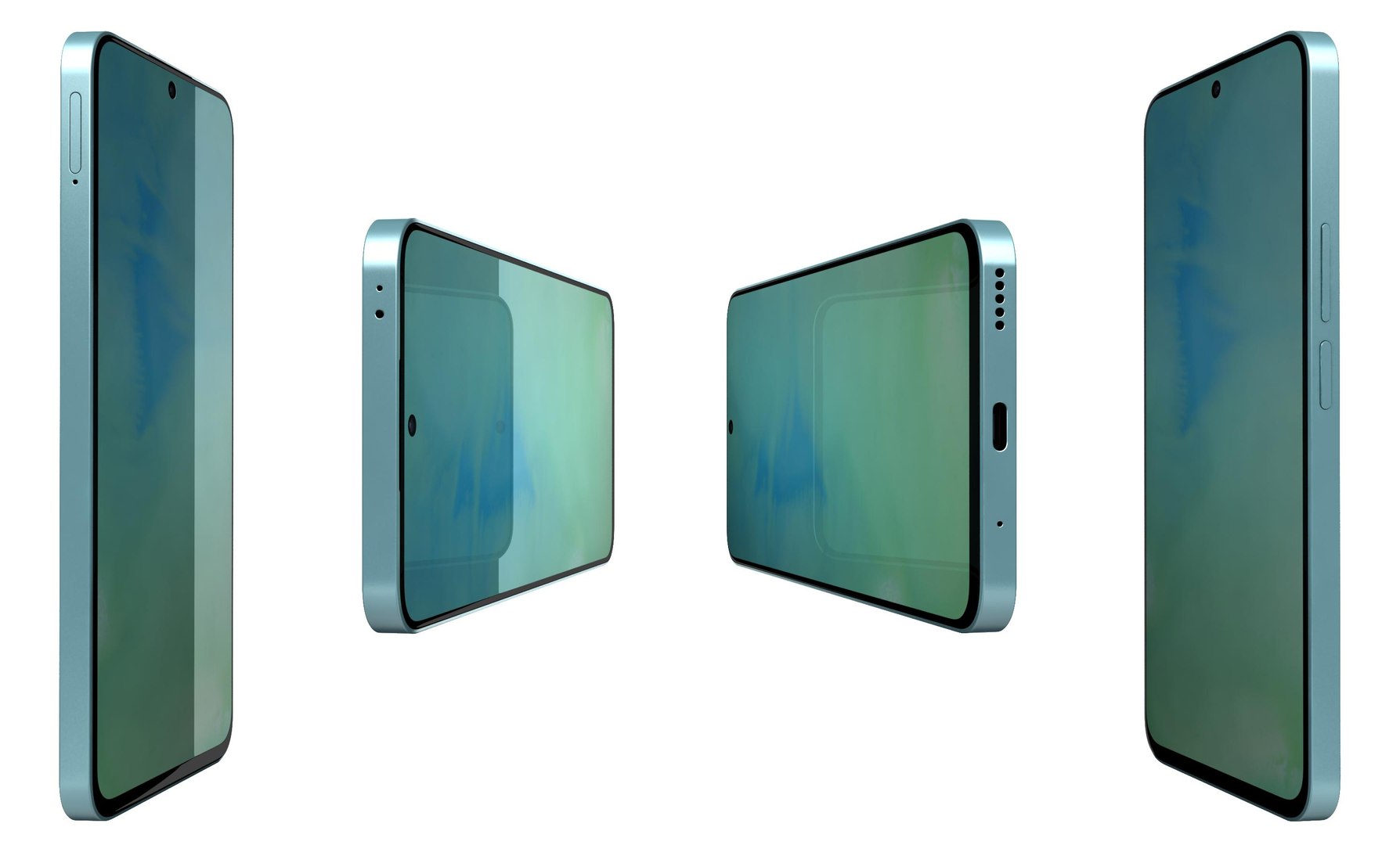 Honor X8a Blue Model - TurboSquid 2028230