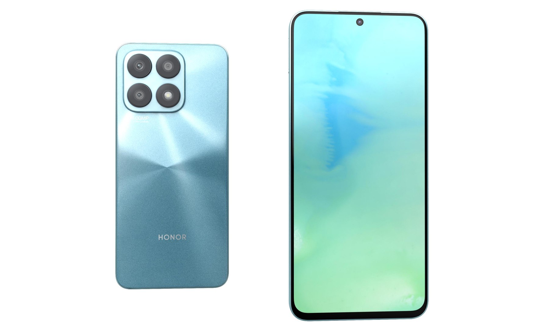Honor X8a Blue Model - TurboSquid 2028230