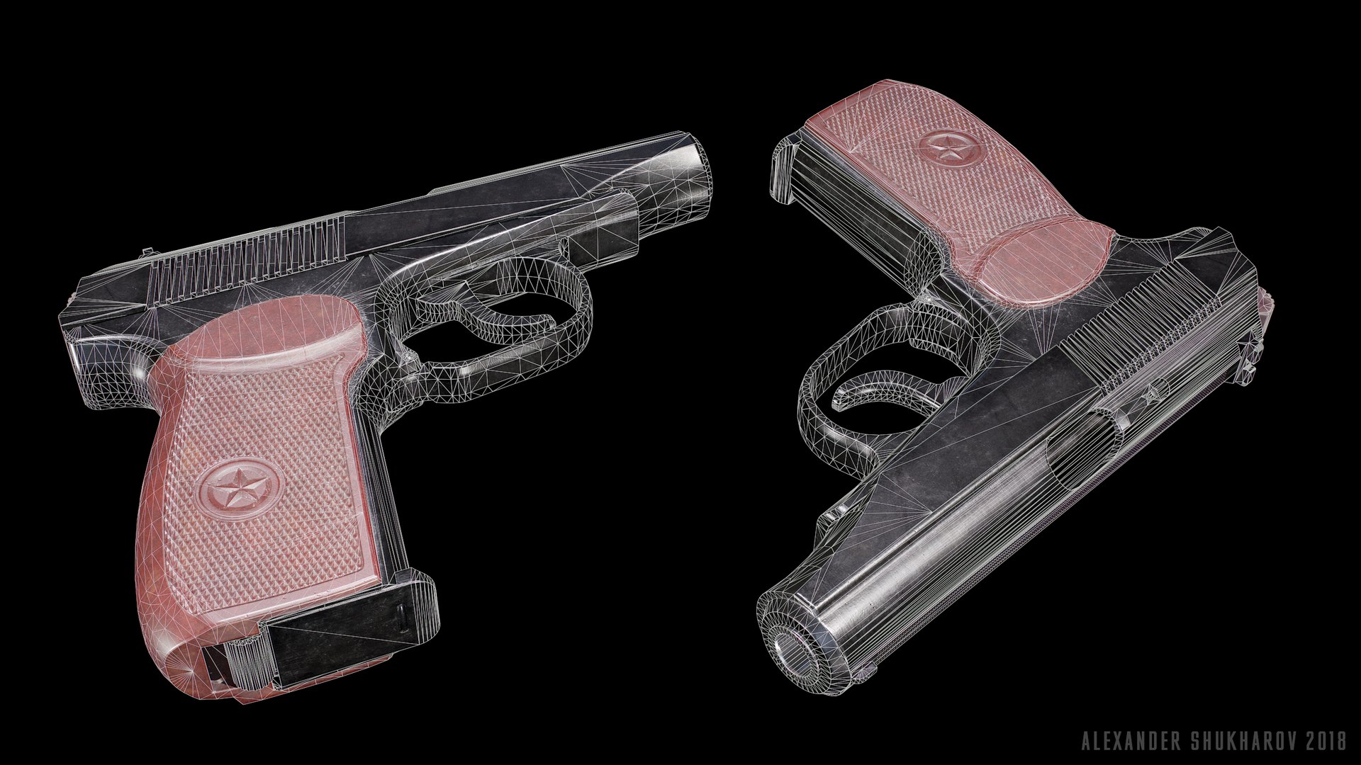 Pm Pistol - 3D Model - TurboSquid 1291479