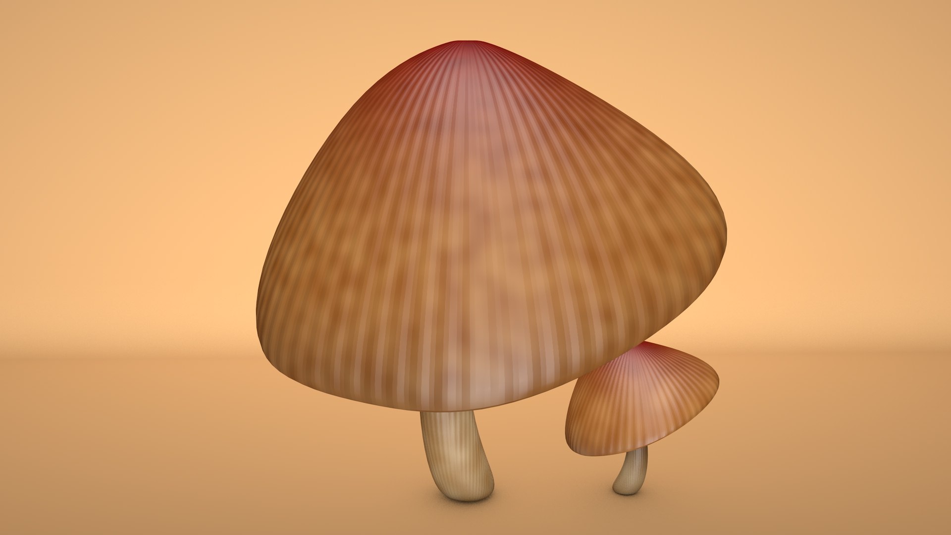 3D Mushroom Fungus Nature Model - TurboSquid 1679958