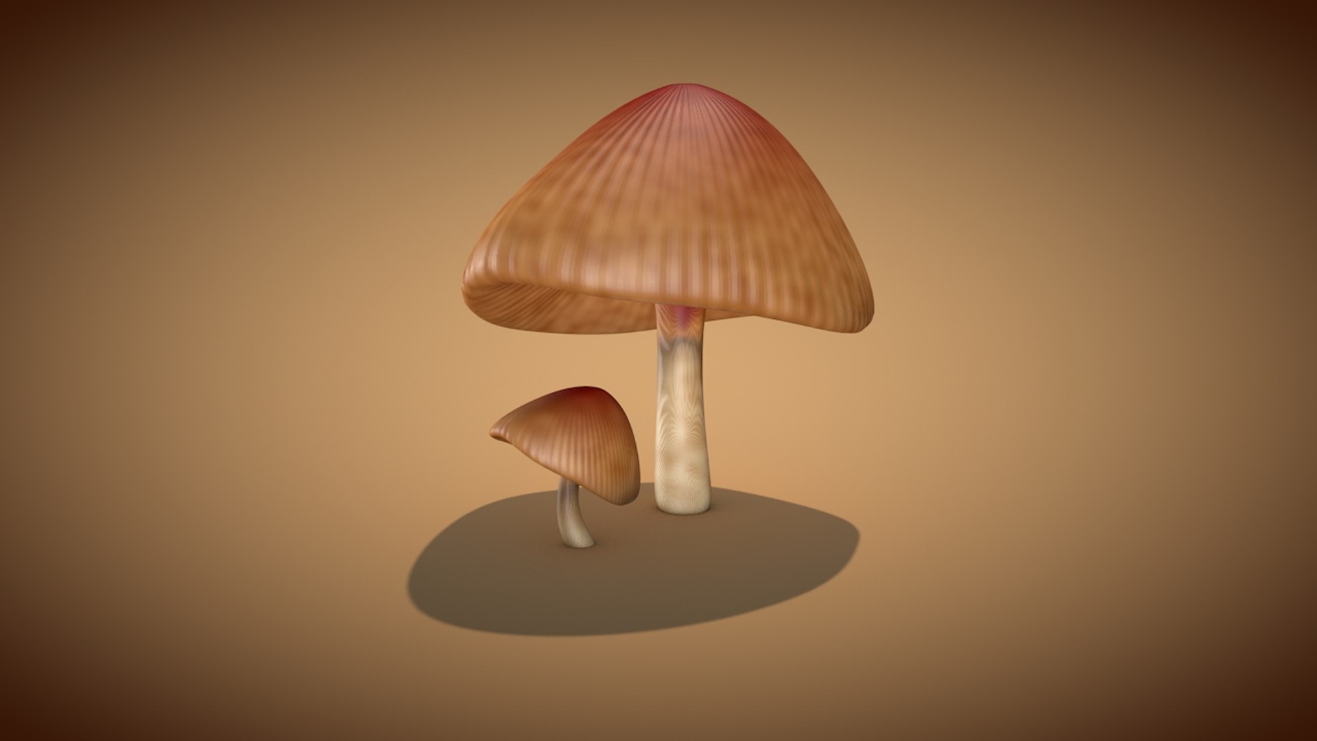 3D Mushroom Fungus Nature Model - TurboSquid 1679958