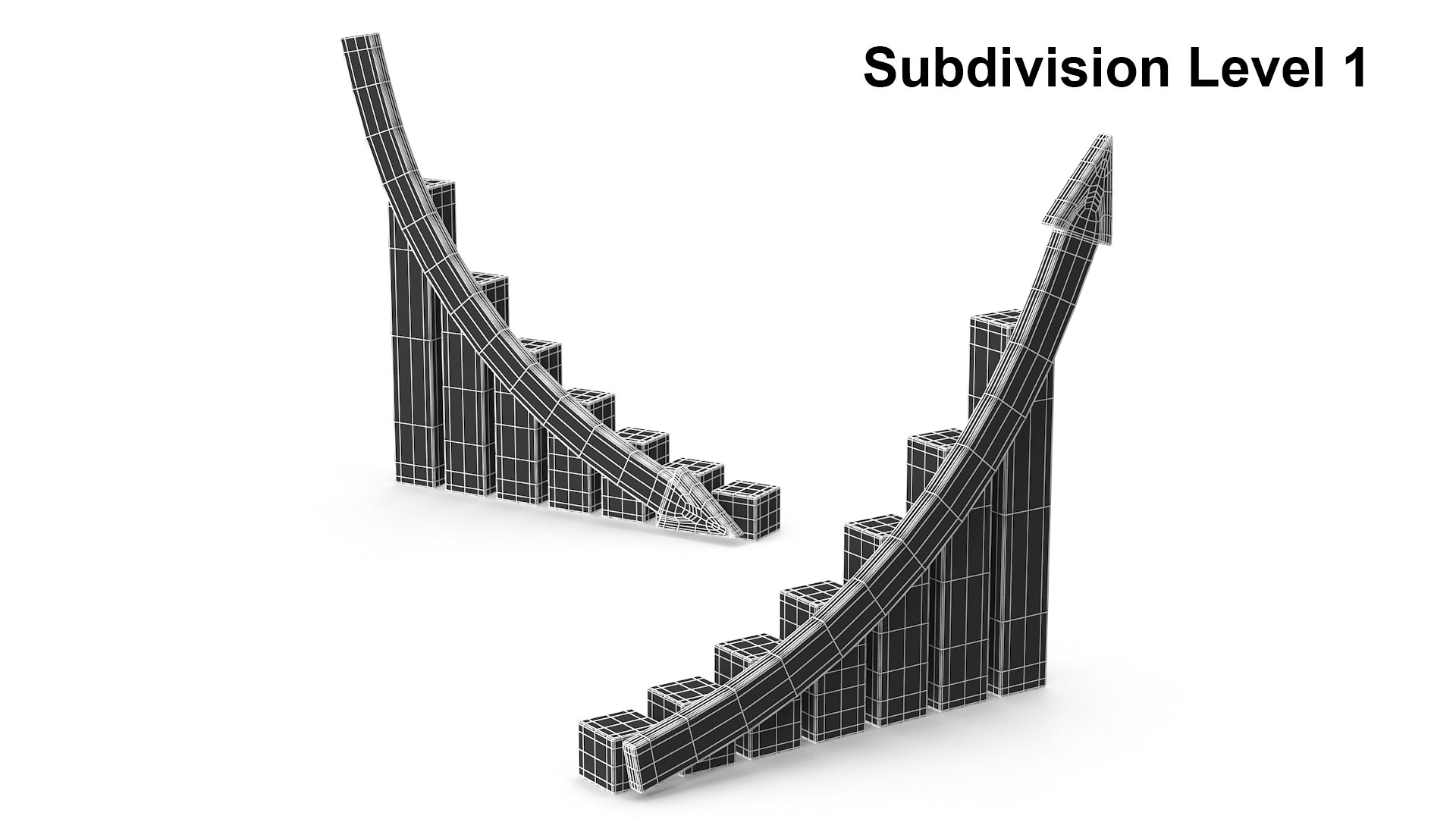 3D model graph shape - TurboSquid 1542414