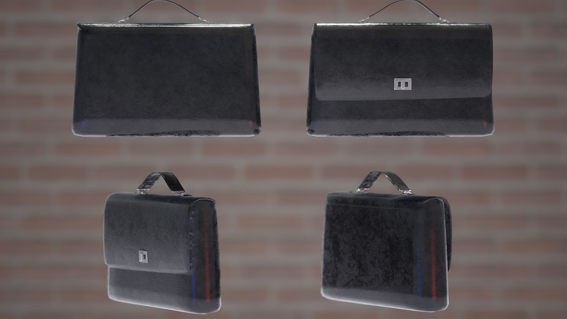 Briefcase Package 11 Assets 3D Model - TurboSquid 2111597