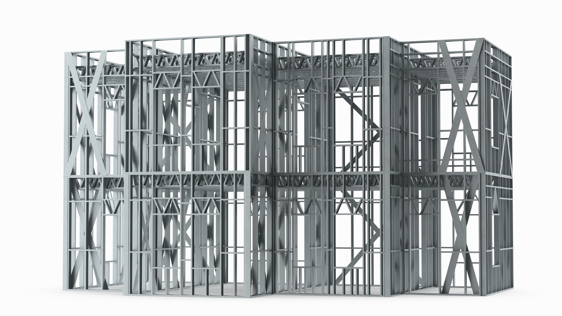 3D Modular Steel Construction Big - TurboSquid 2296411