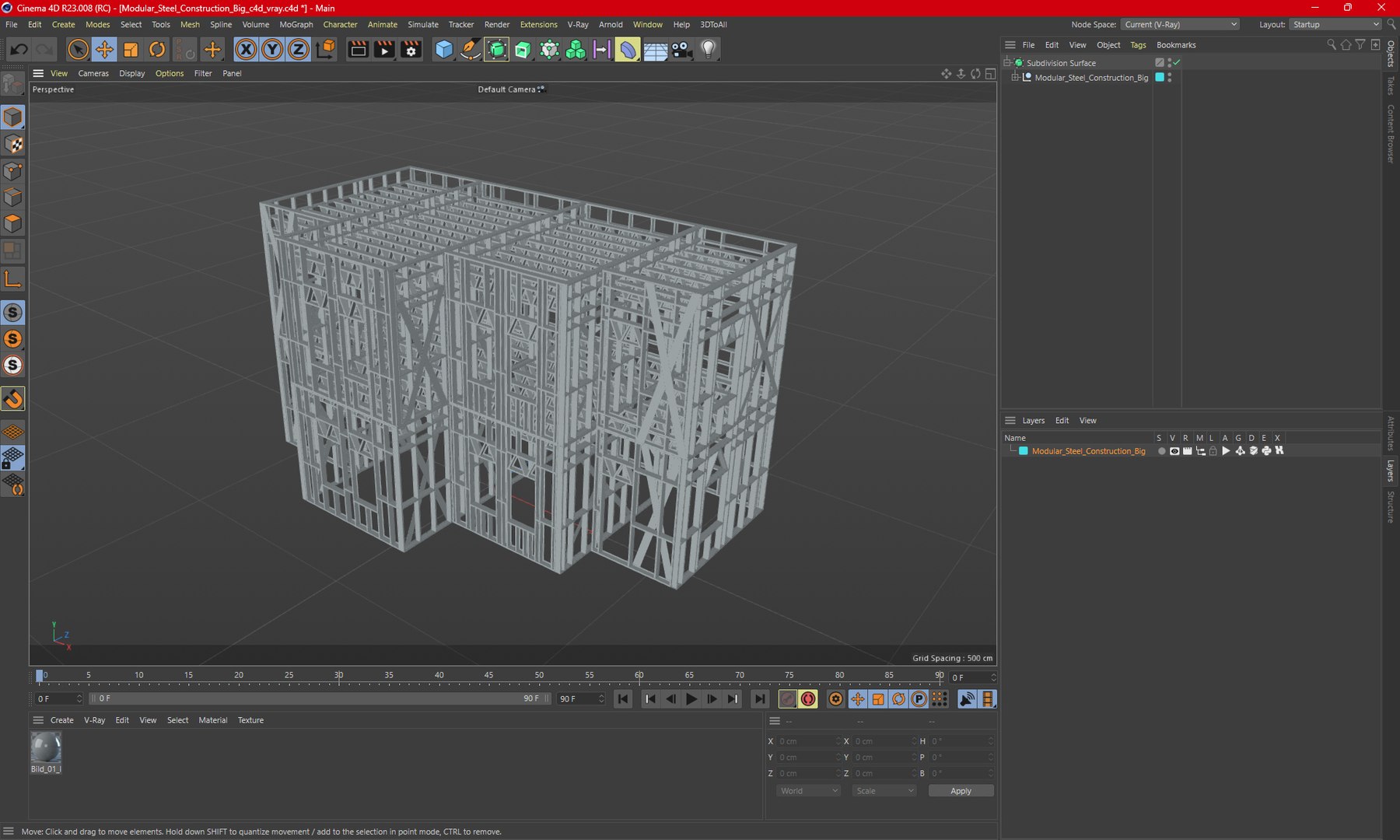 3D Modular Steel Construction Big - TurboSquid 2296411