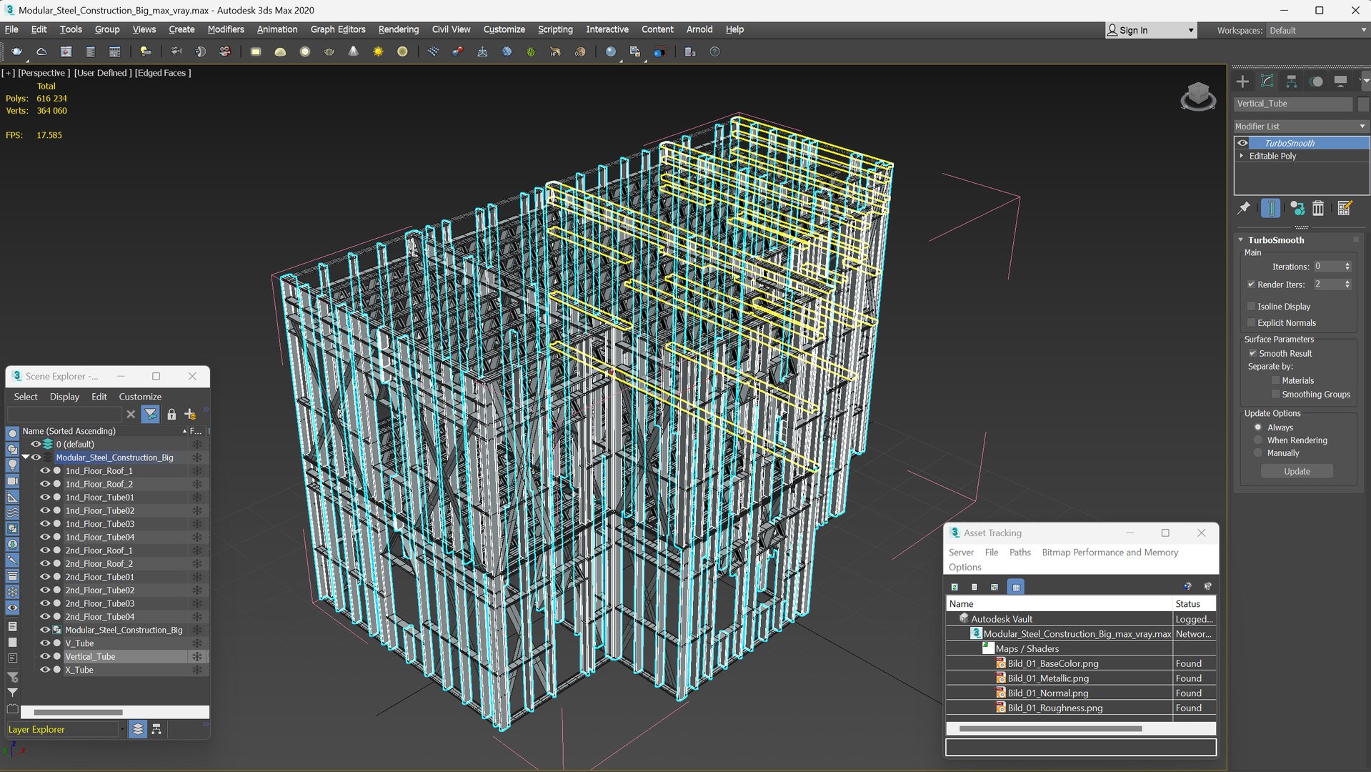 3D Modular Steel Construction Big - TurboSquid 2296411