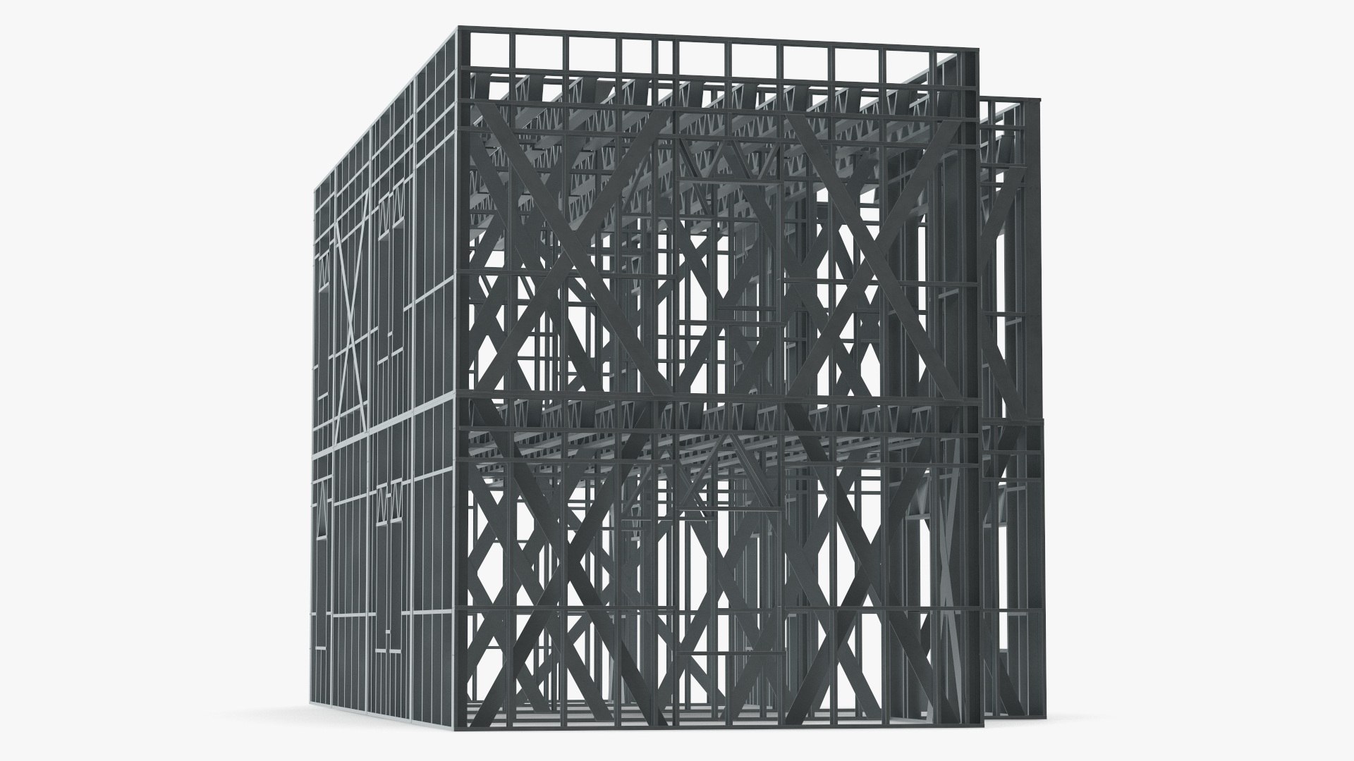 3D Modular Steel Construction Big - TurboSquid 2296411
