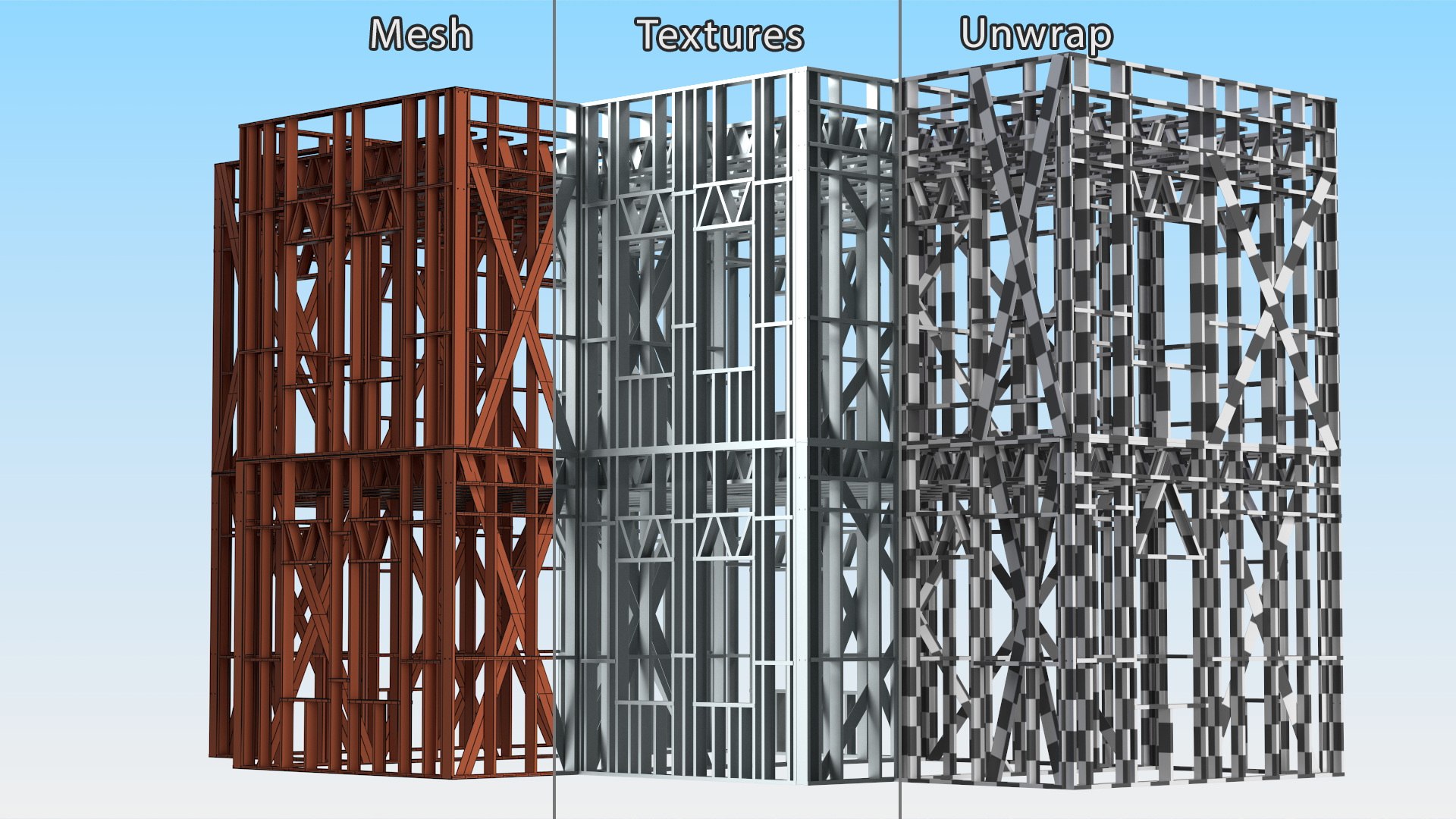 3D Modular Steel Construction Big - TurboSquid 2296411