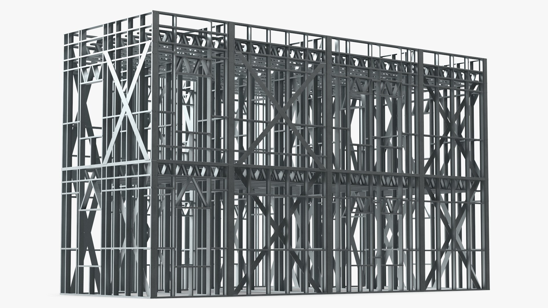3D Modular Steel Construction Big - TurboSquid 2296411