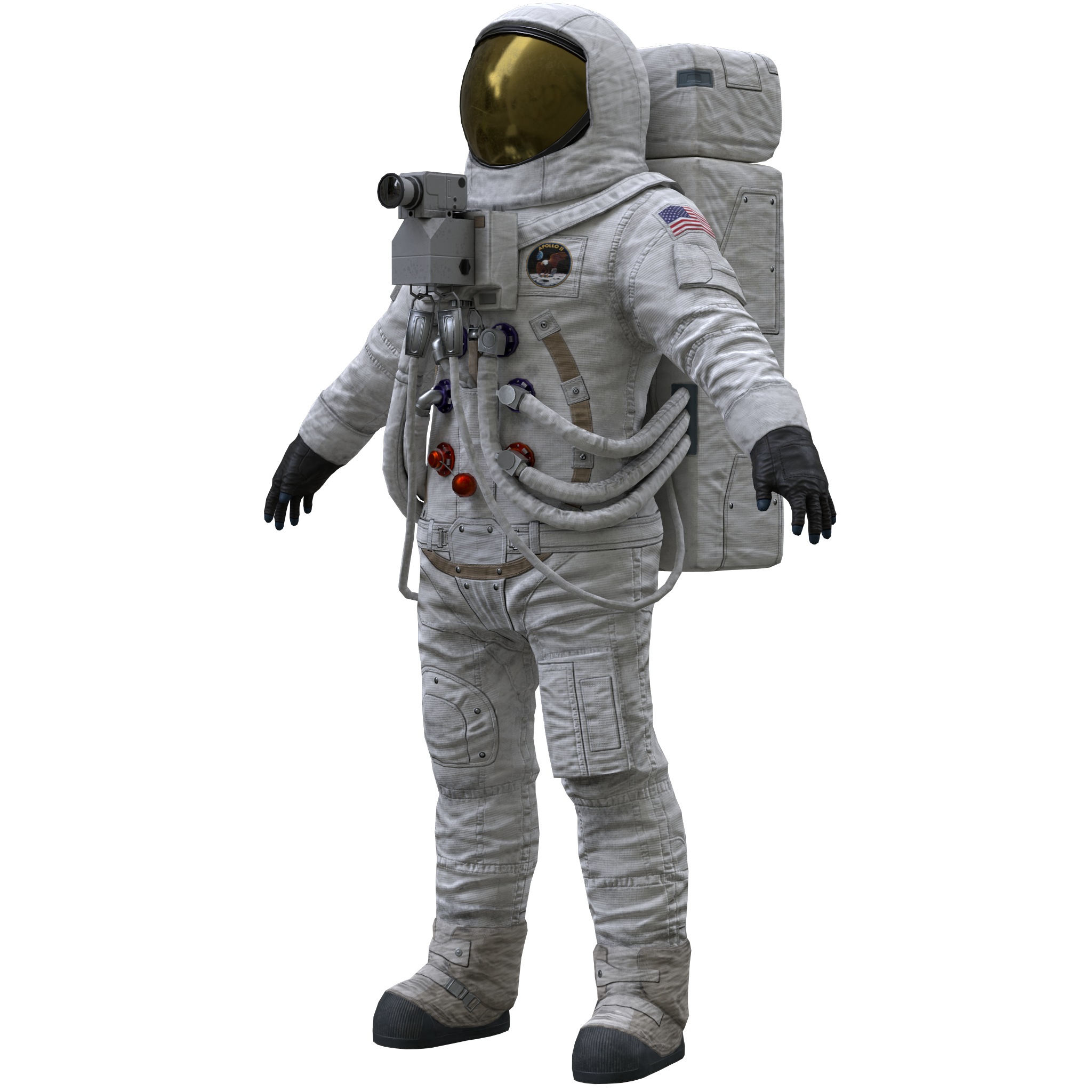 3D SPACESUIT NASA APOLLO 11 - TurboSquid 1721156