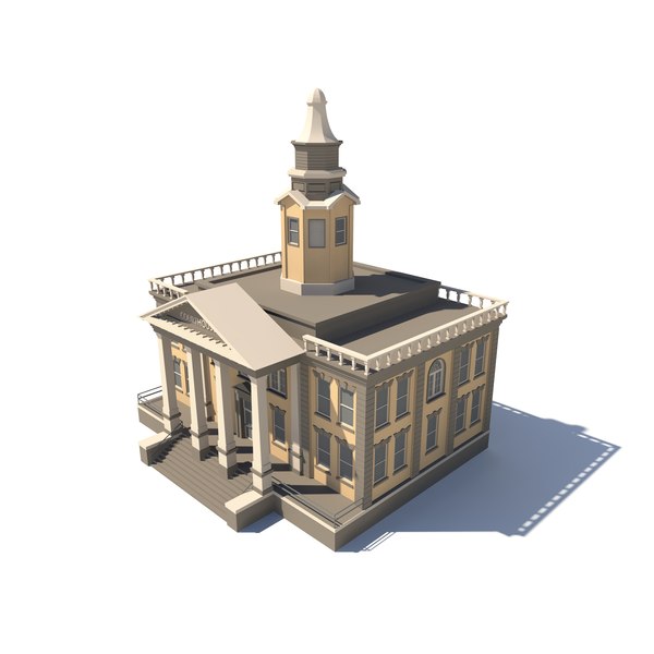 3D courthouse 01 - TurboSquid 1458657