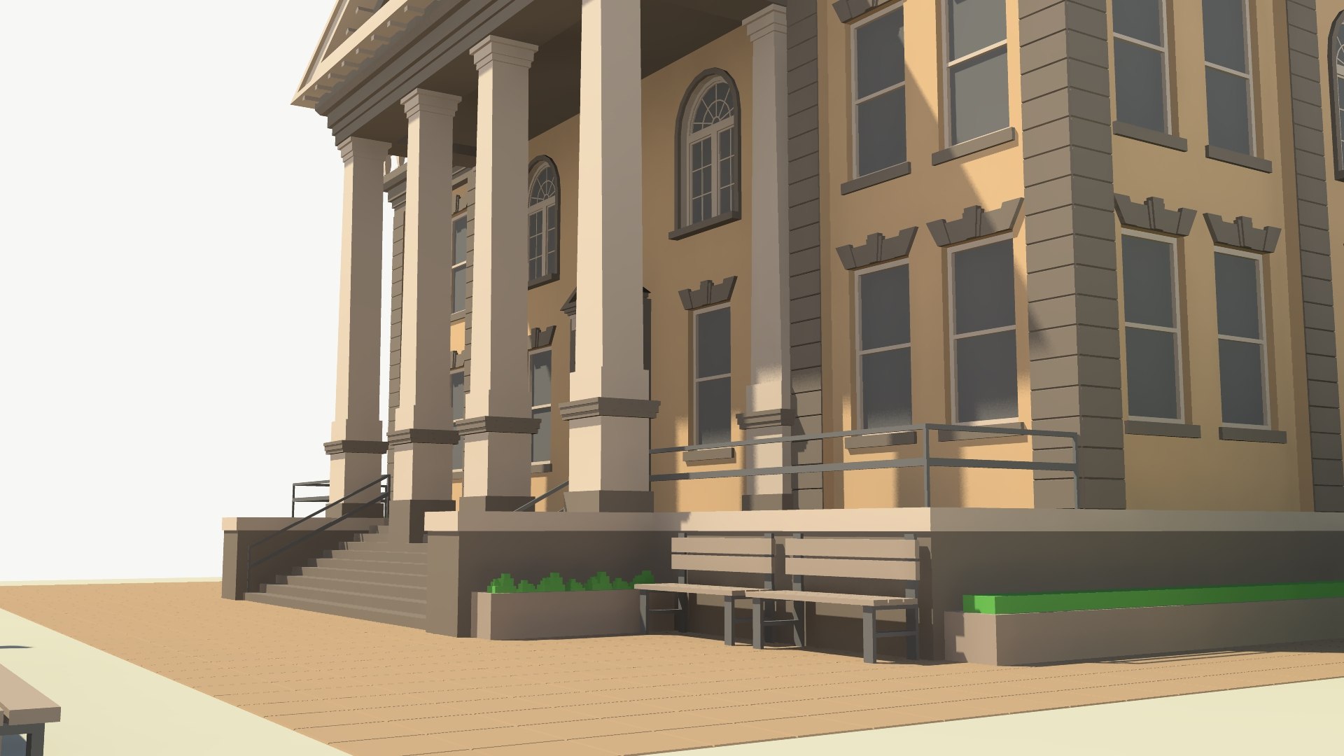 3D Courthouse 01 - TurboSquid 1458657