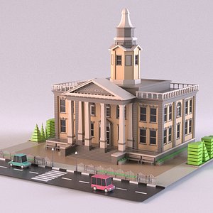 3D Courthouse Models | TurboSquid