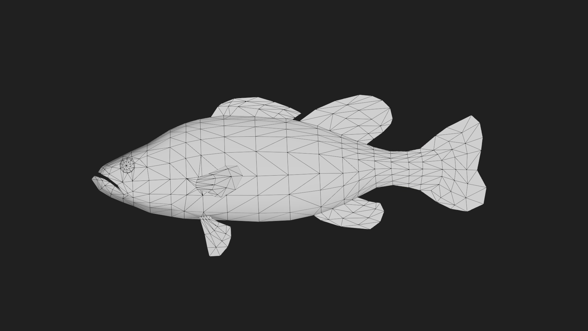 Bass Fish 3D Model - TurboSquid 2123105