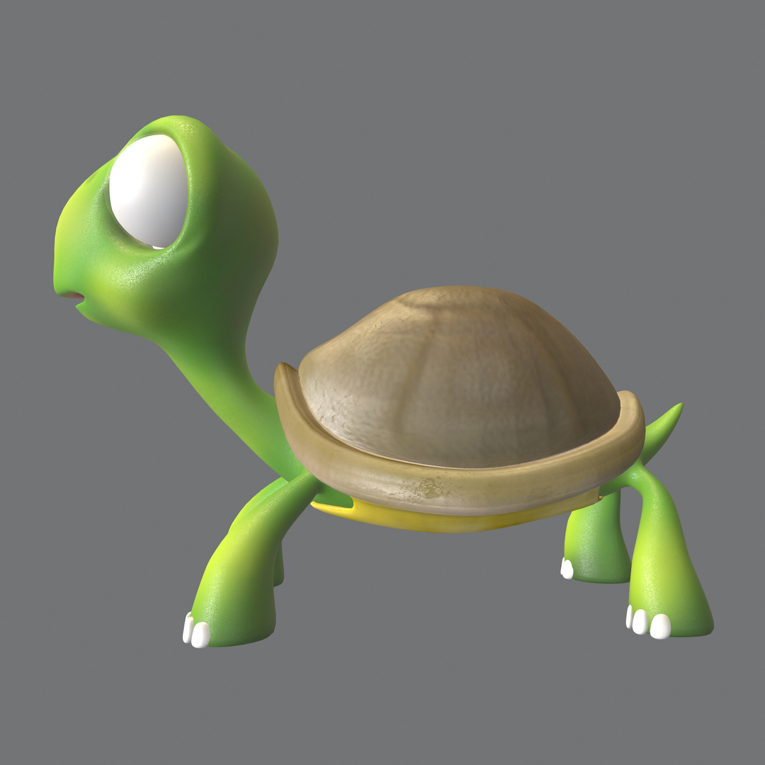 Turtle cartoon 3D | 1148859 | TurboSquid