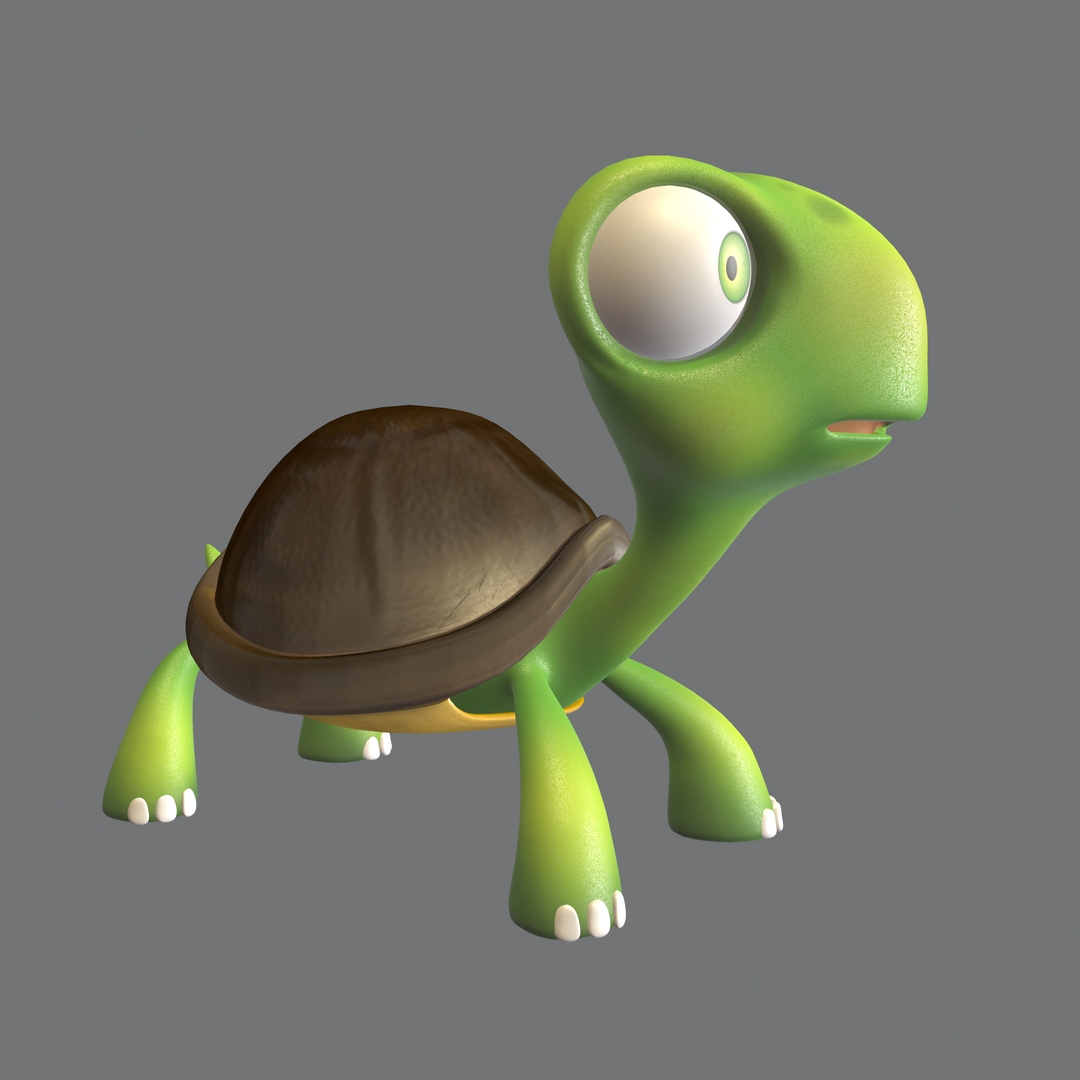 Turtle cartoon 3D | 1148859 | TurboSquid