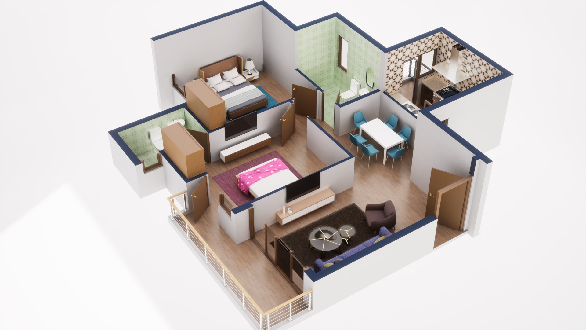 3D Model Floor Plan 40 - TurboSquid 1972068