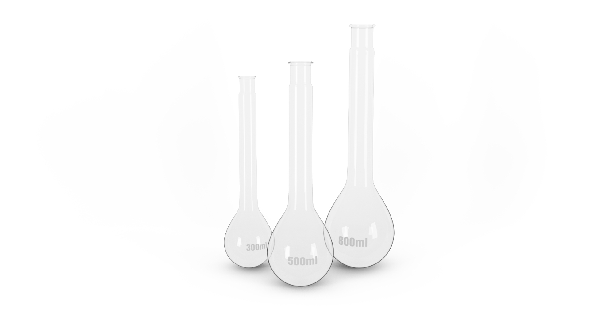 Kjeldahl Flask Set 3D - TurboSquid 1413072