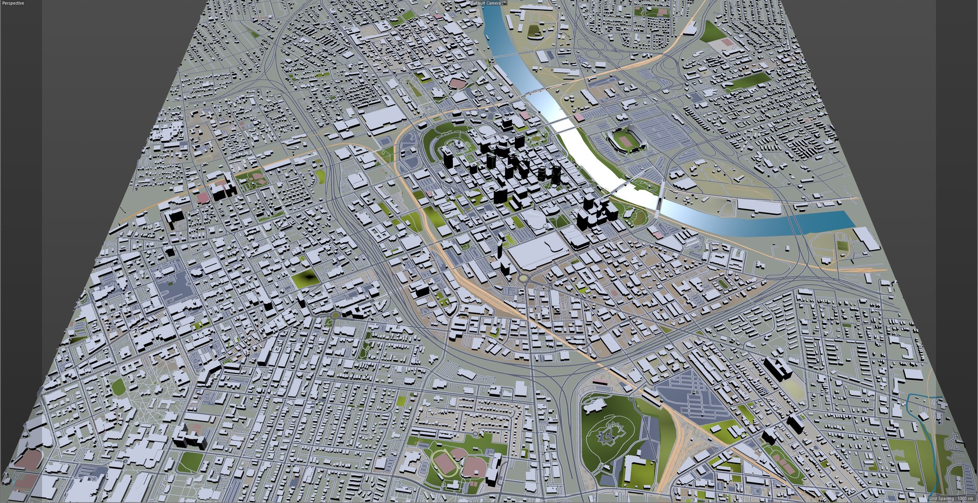 Nashville Downtown Tennessee USA 3D Model - TurboSquid 1989466
