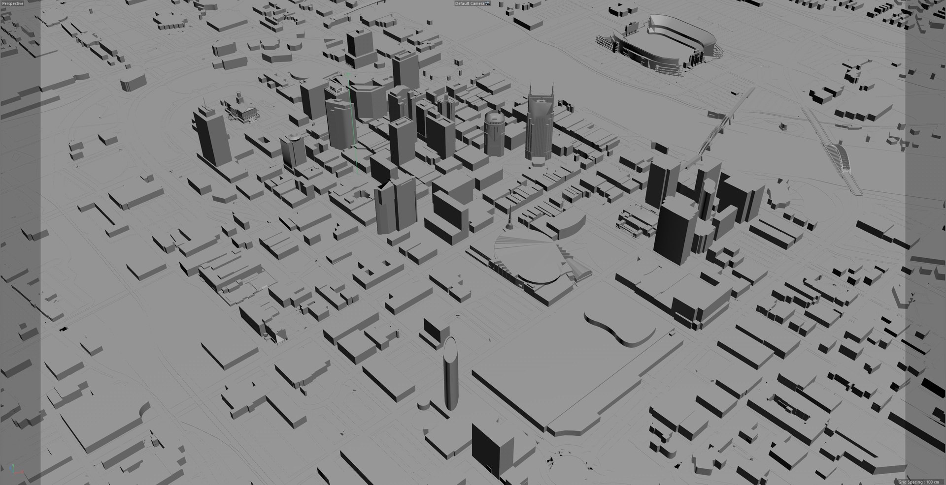 Nashville Downtown Tennessee USA 3D Model - TurboSquid 1989466