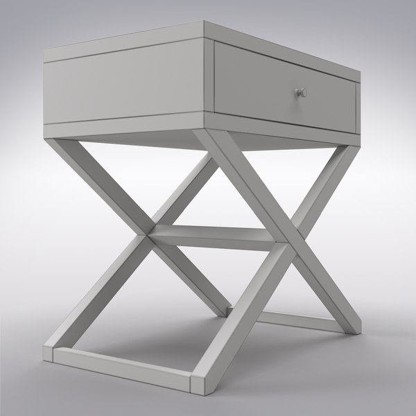 3D bedside table model - TurboSquid 1440121