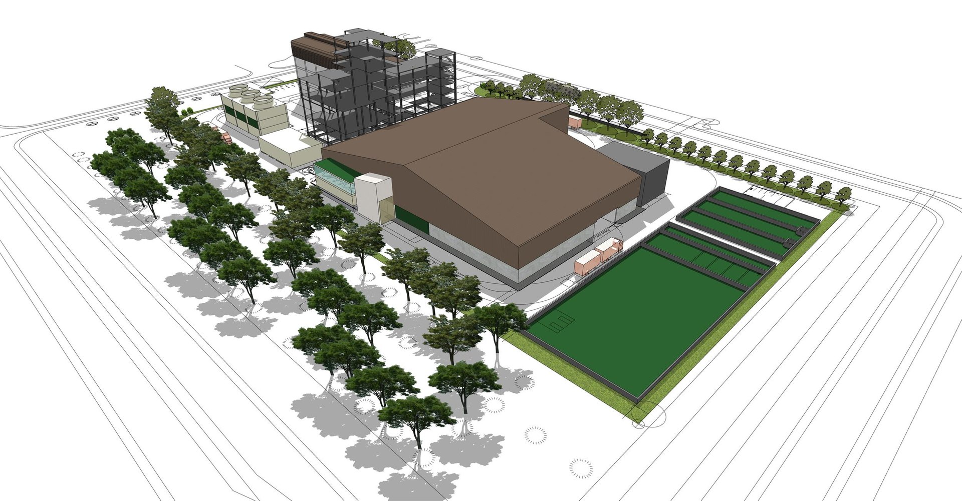 3D Factory Model - TurboSquid 2055413