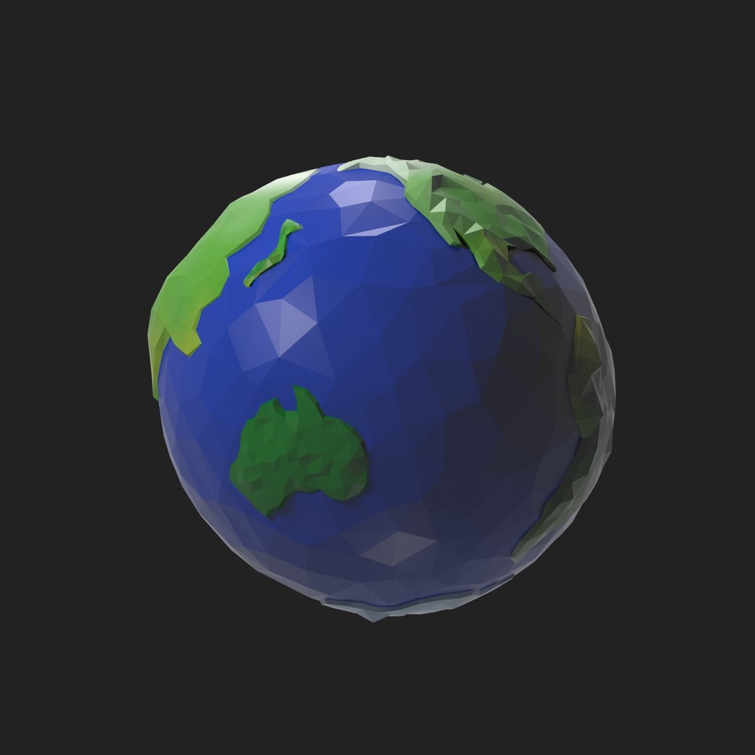 3d Earth Style Cartoon