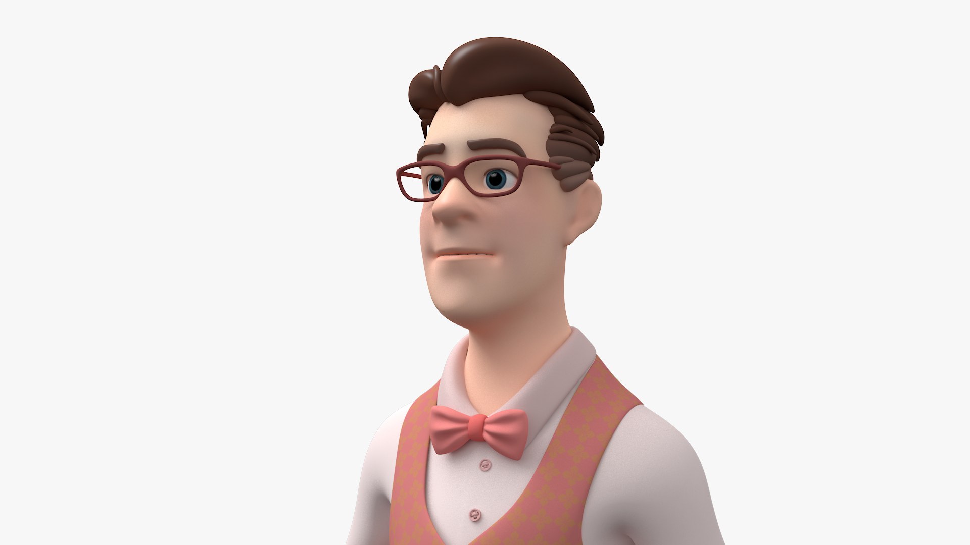 3D man cartoon model - TurboSquid 1646432