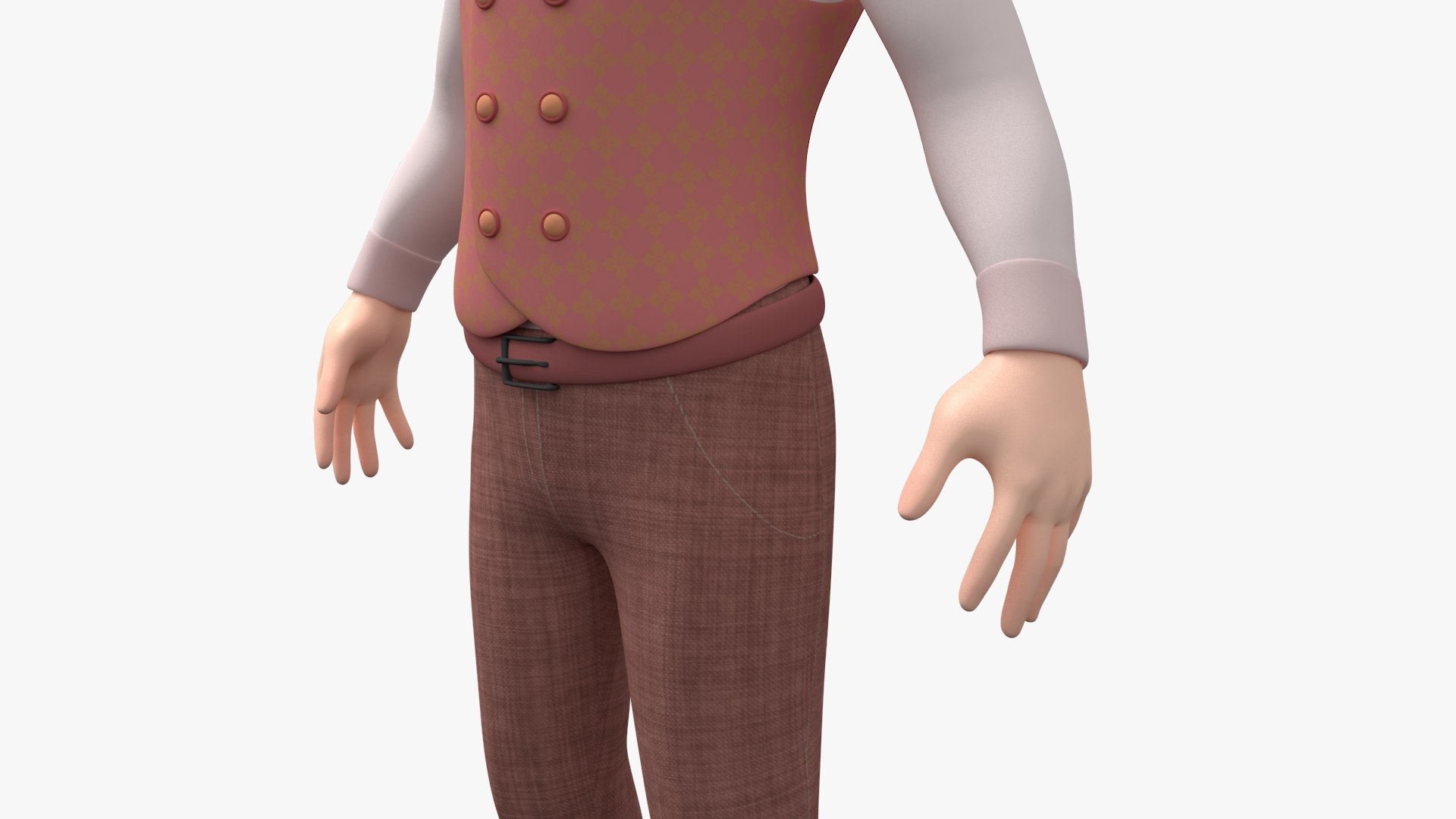 3D man cartoon model - TurboSquid 1646432