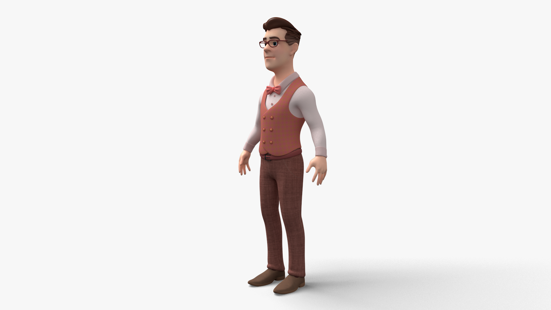 3D man cartoon model - TurboSquid 1646432
