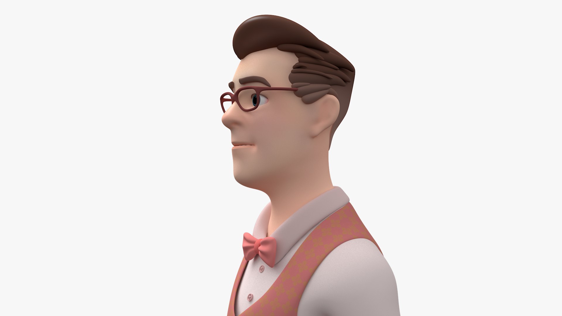 3D man cartoon model - TurboSquid 1646432