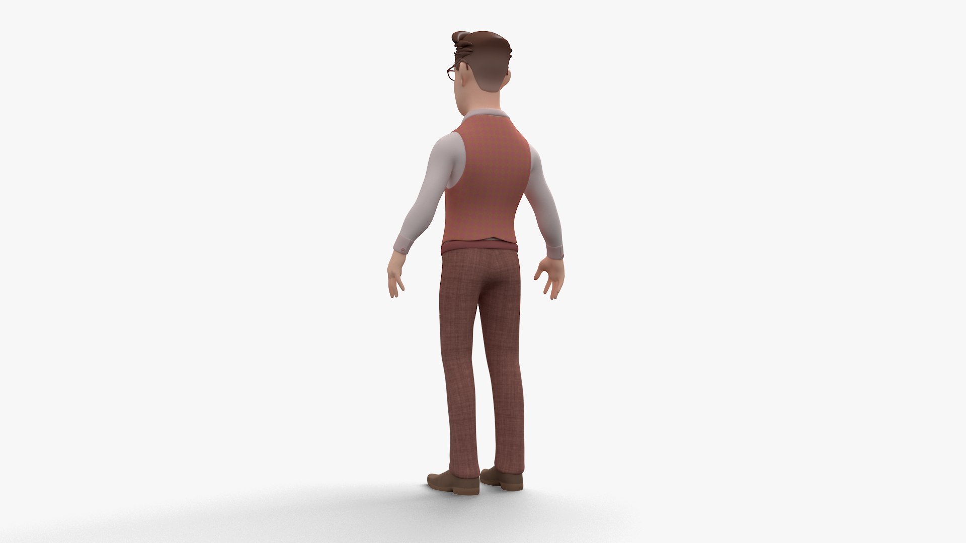 3D man cartoon model - TurboSquid 1646432