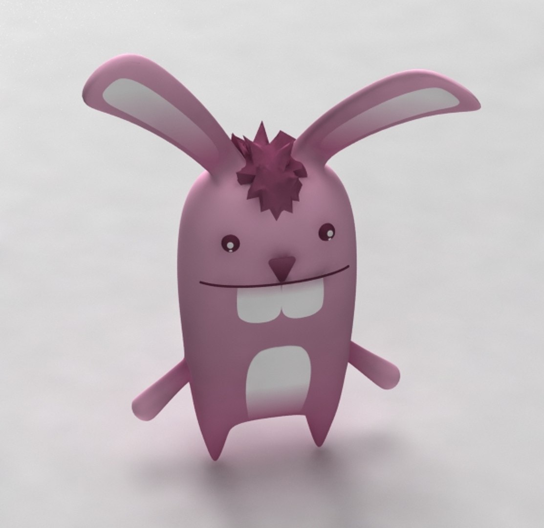 Cartoon Rabbit 3d Max