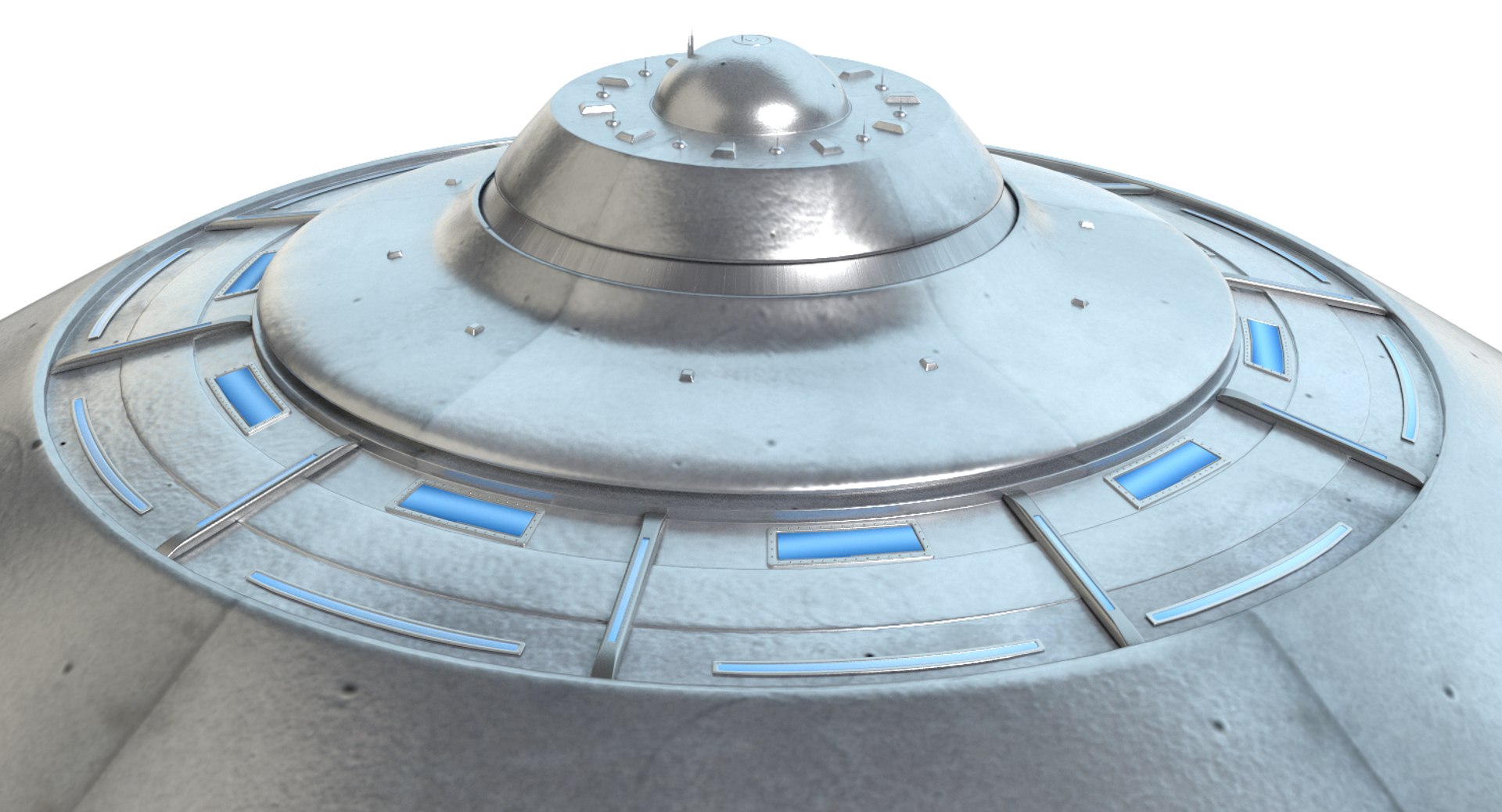 3d Flying Saucer Model